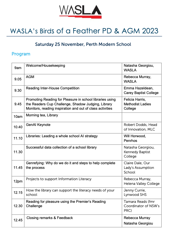 AGM and BOAF 2023 - WASLA