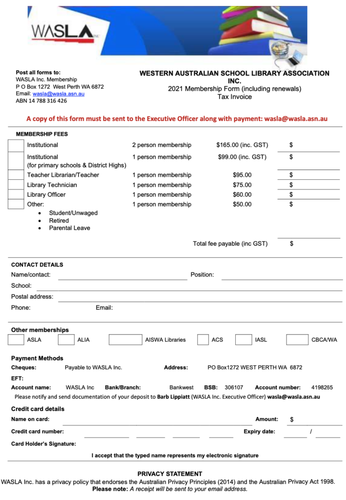 Become a WASLA Member | WASLA